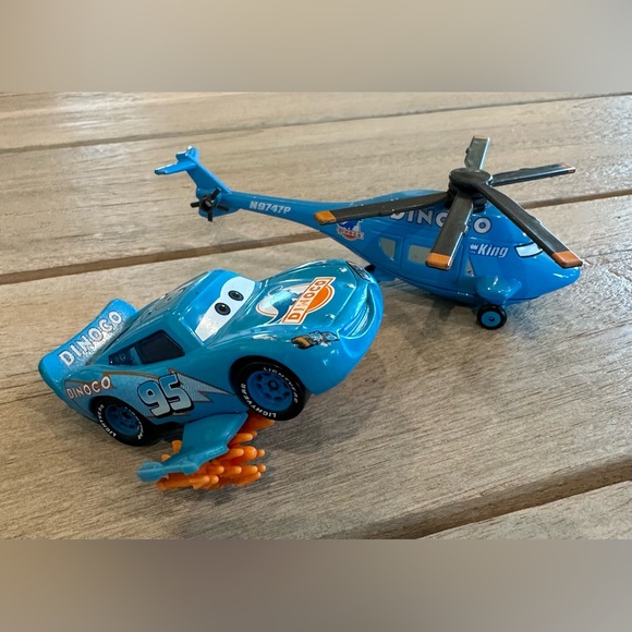 Disney | Toys | Disney Pixar Cars Dinoco Helicopter And Flying ...